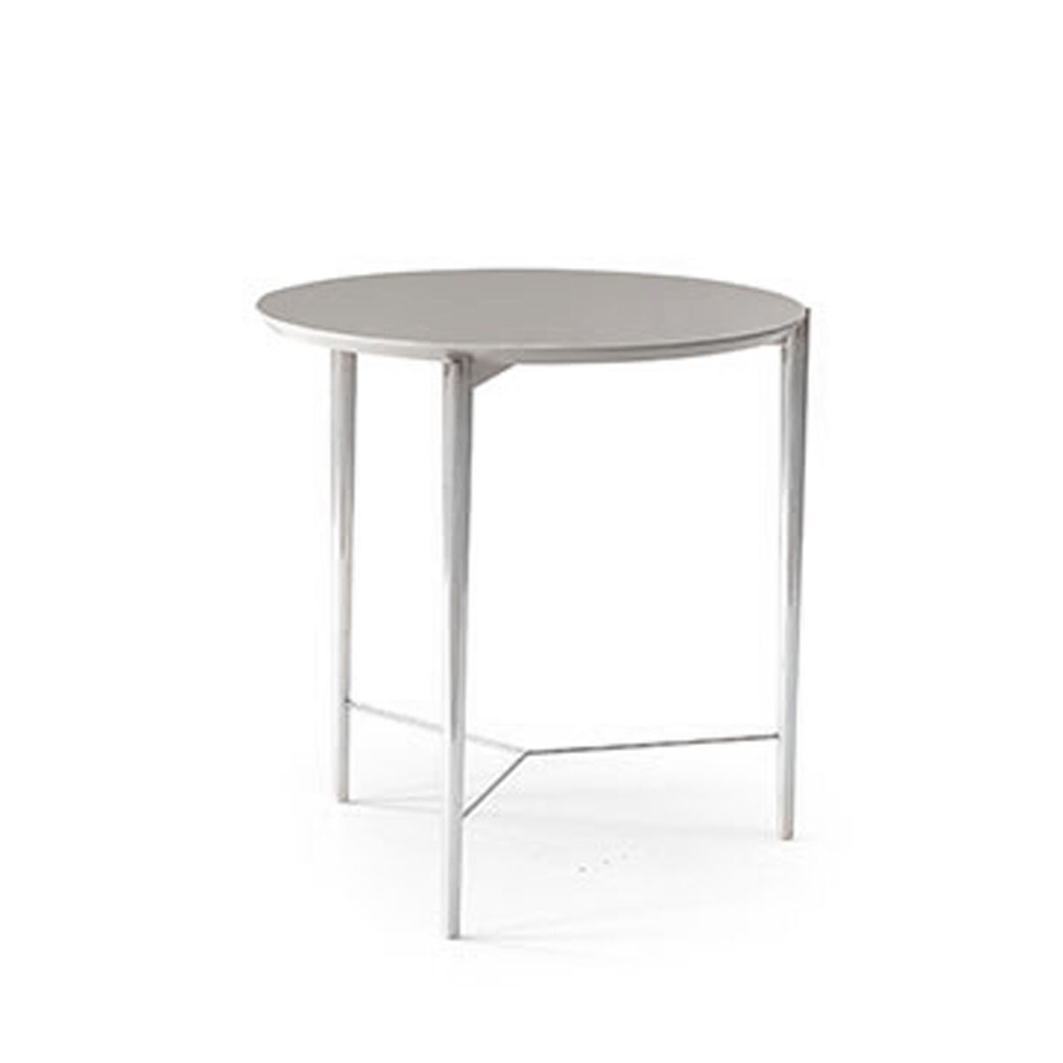 KITO ROUND CHROME SIDE TABLE
